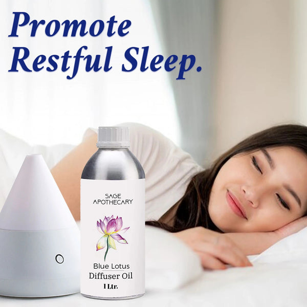 Blue Lotus Diffuser Oil For Relax Calm Mood Fragrance, Anxiety Free Sl ...